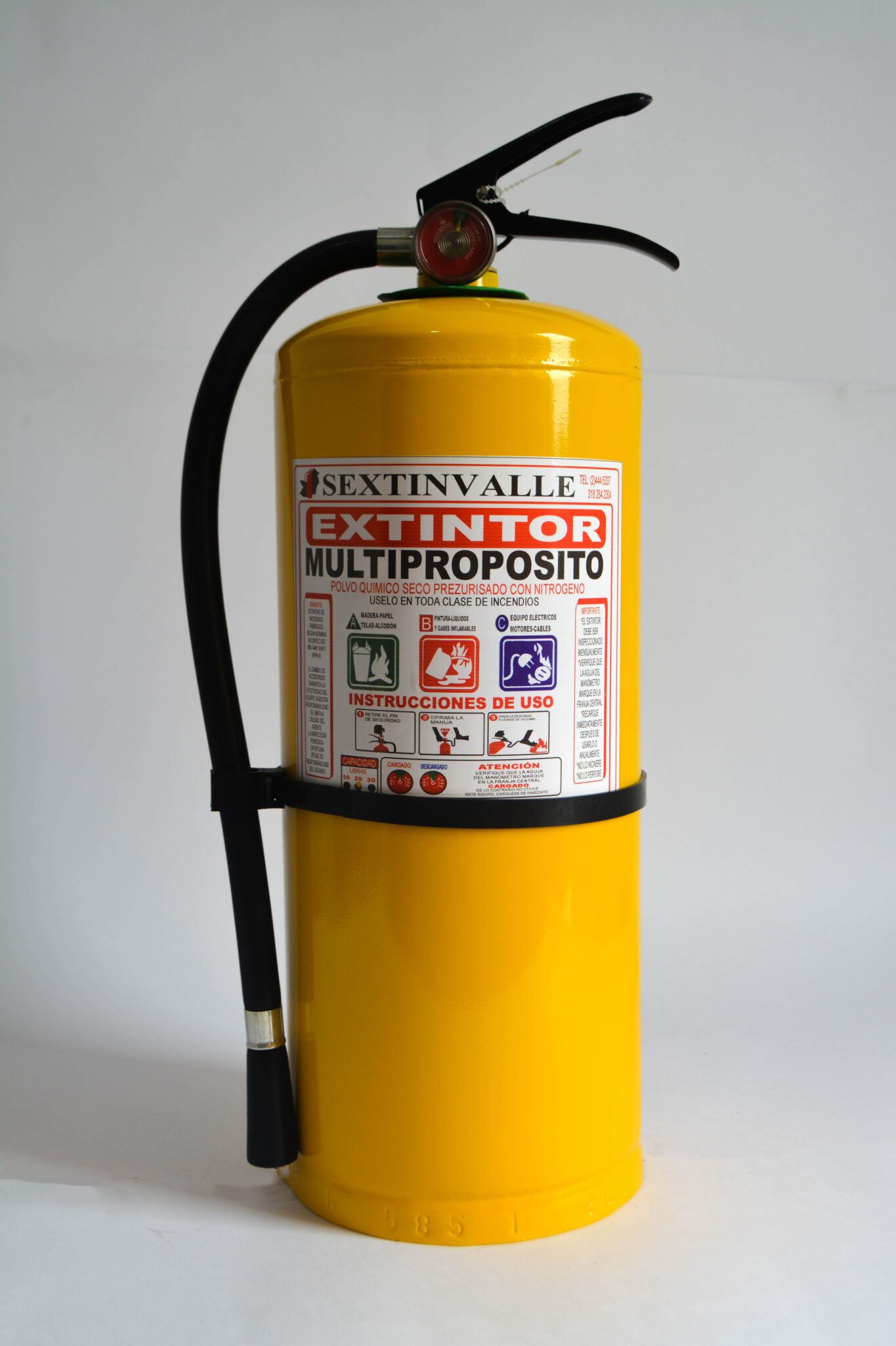 Extintor tipo ABC 20 lbs - SEXTINVALLE LTDA