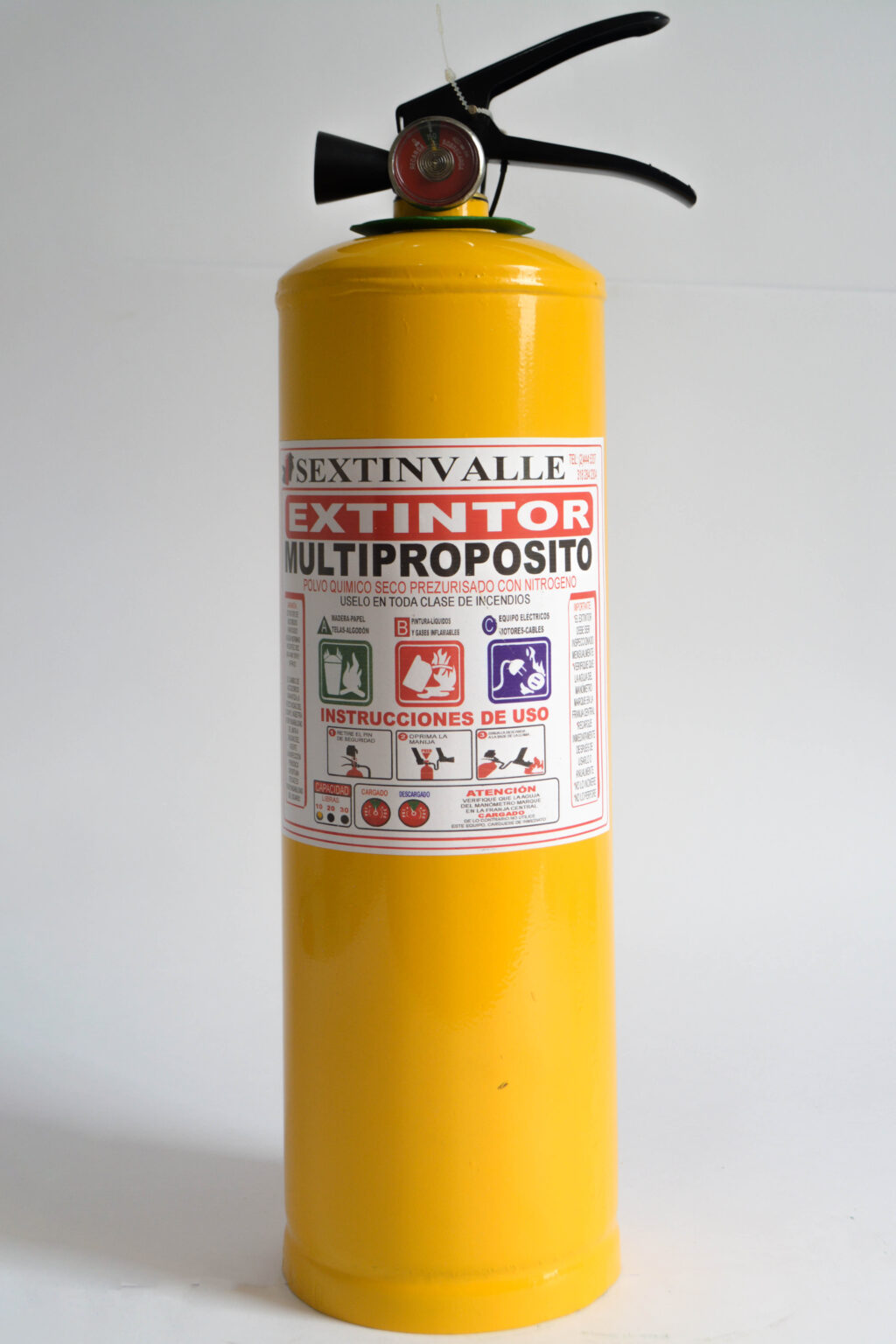 Extintor tipo ABC 10 lbs - SEXTINVALLE LTDA